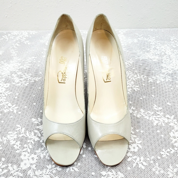 Pappagallo | Shoes | Pappagallo Vintage Peep Toe Heels Sz 8 | Poshmark